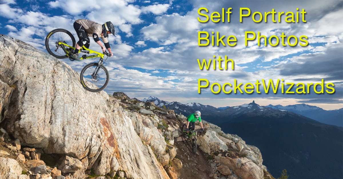 Mountain Bike Self Portraits using PocketWizards
