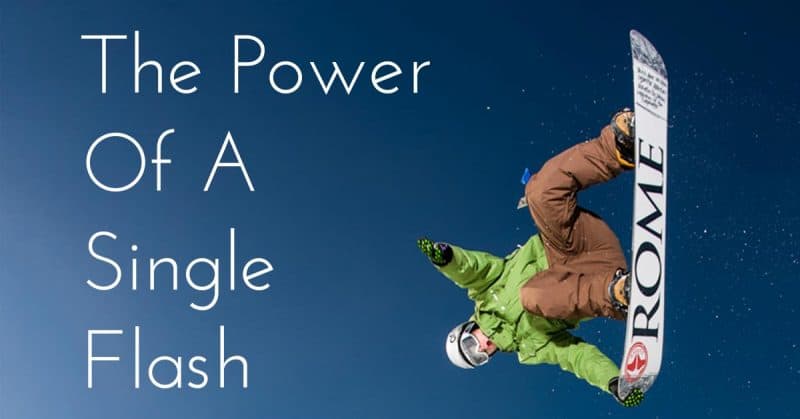 Sports Flash Photography Tips - The power of a single flash