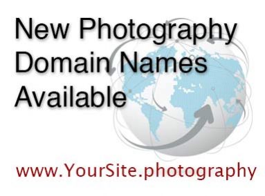 New Photography Domain Names Available - .Photography
