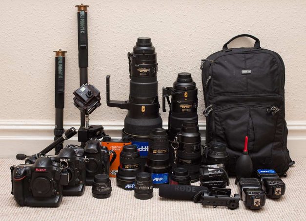 Inside The Bag Of AFP Olympic Photographer Leon Neal