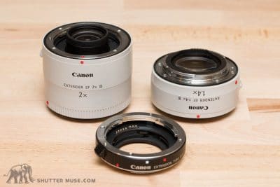 How to Stack Canon Extenders