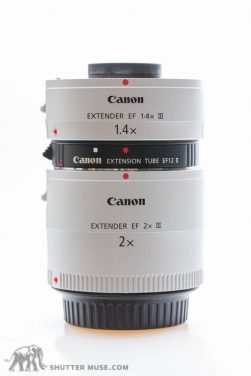 How to Stack Canon Extenders