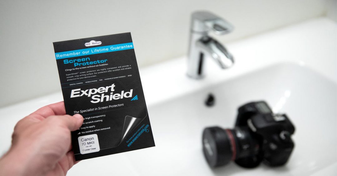 The Best Place to Apply Your Camera's Screen Protector Is in the Bathroom!