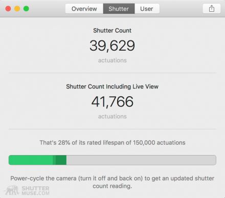 Review: ShutterCheck - How To Find a Canon Camera's Shutter Count