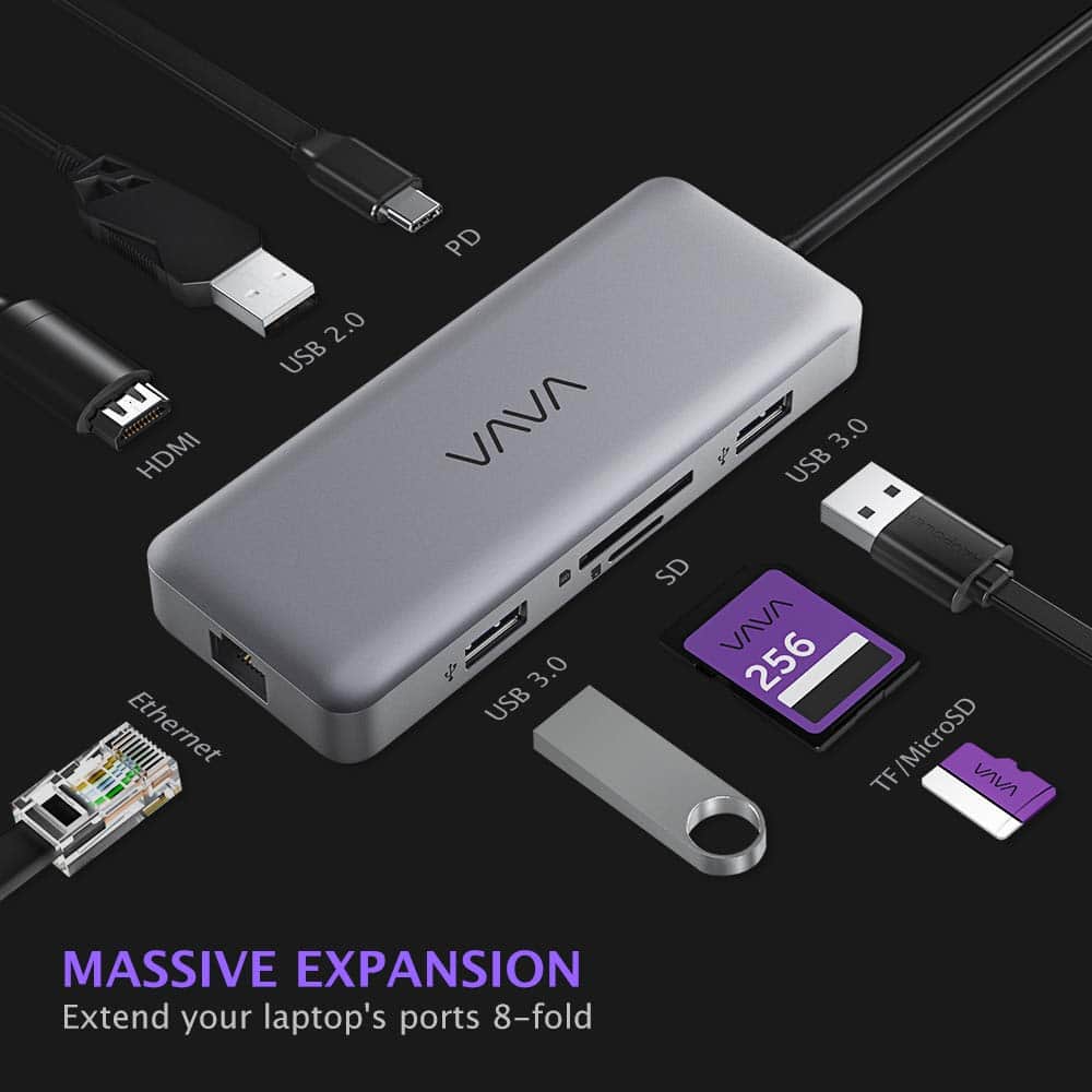 VAVA USB-C Hub + Card Reader Review (VA-UC010)