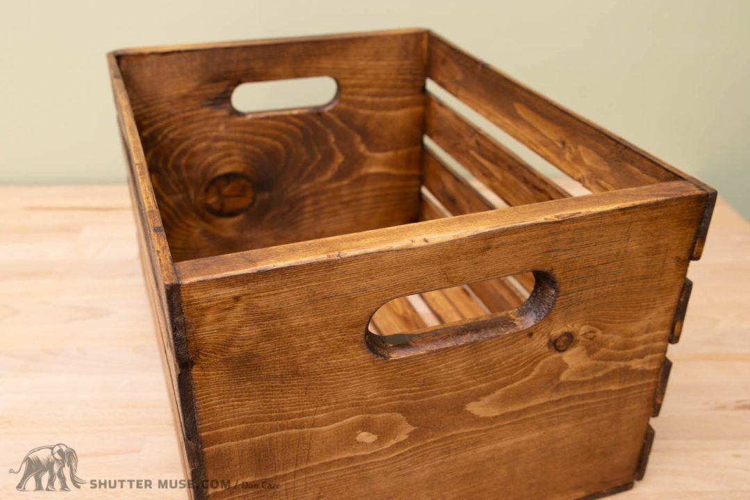 Turning Dollar Store Wooden Boxes Into "Old" Print Sales Boxes