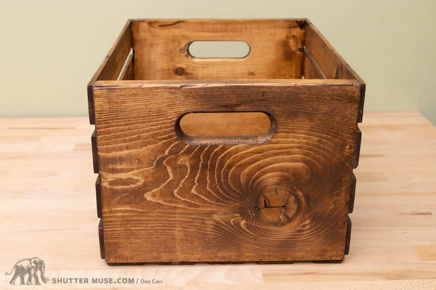 Turning Dollar Store Wooden Boxes Into "Old" Print Sales Boxes