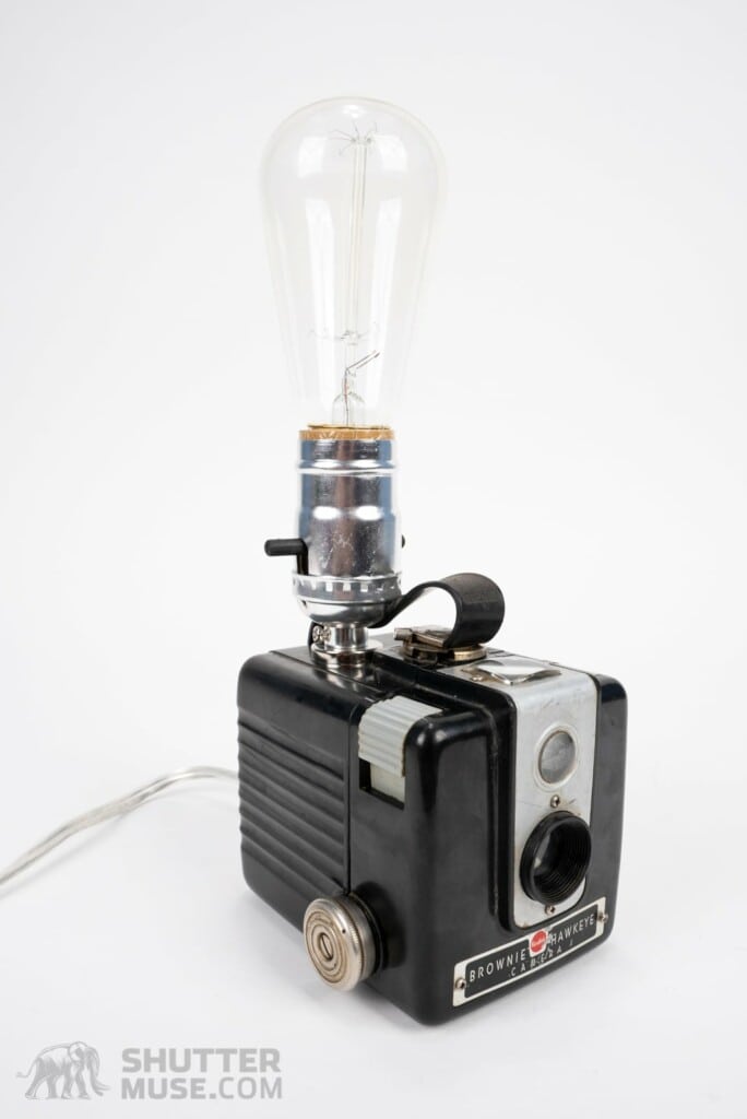 How to Make a Vintage Camera Lamp for $50